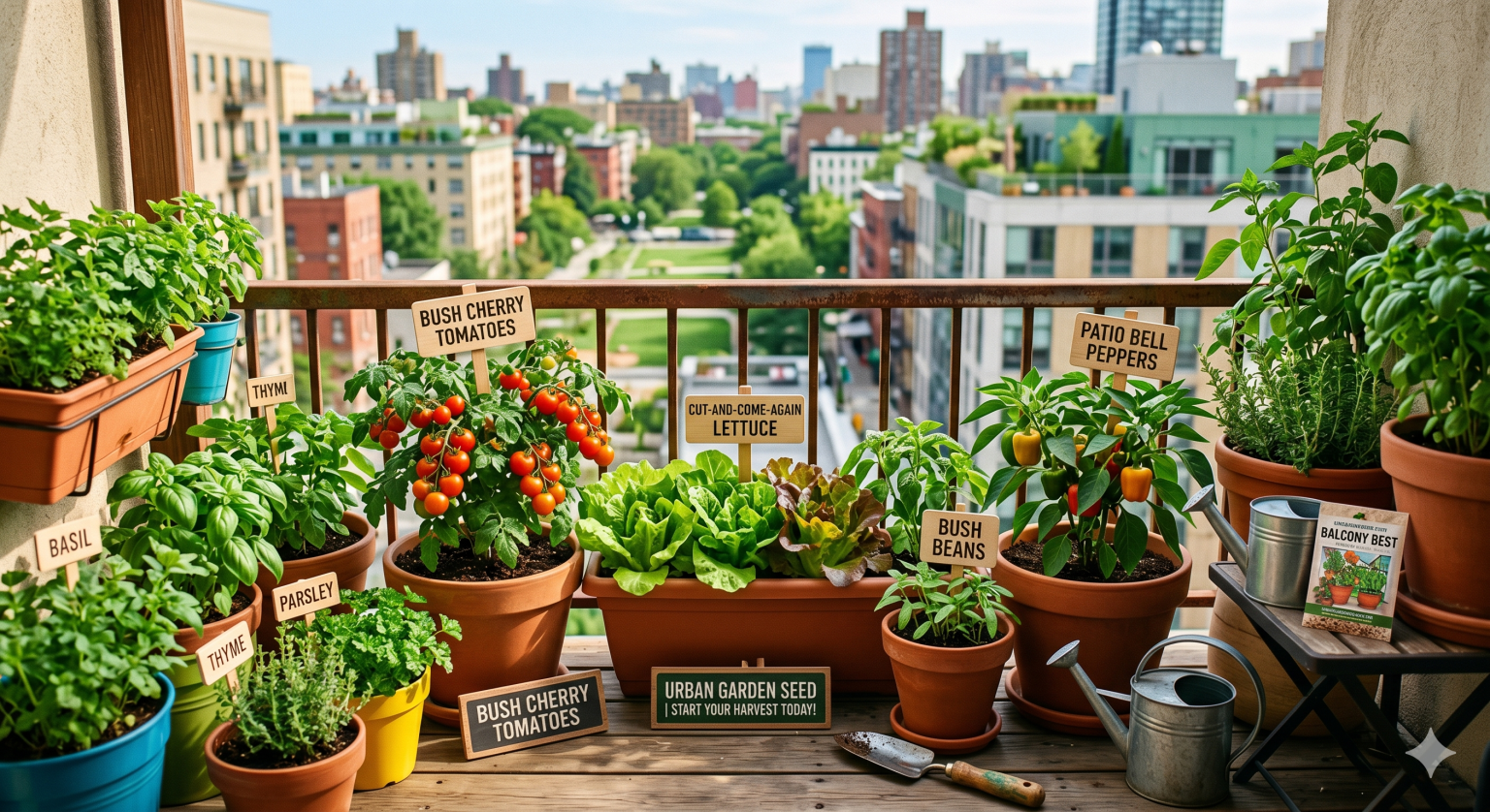 The 5 Best Compact Vegetable Seeds for Apartment Balconies (Plus ...